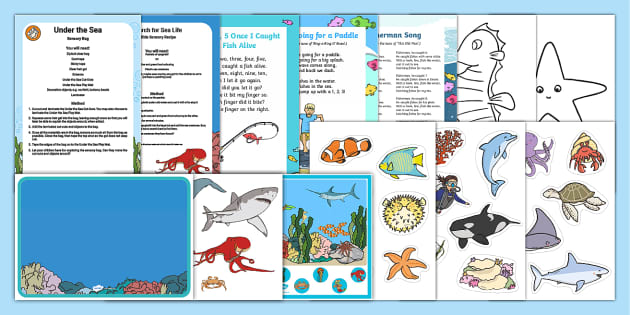 Under the Sea Activities For Toddlers | Resource Pack | EYFS