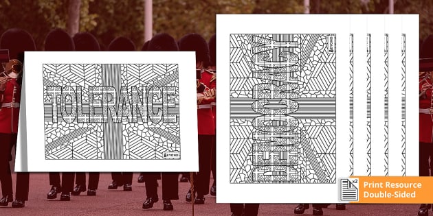 Coronation Day: British Values Colouring Cards | Beyond Events