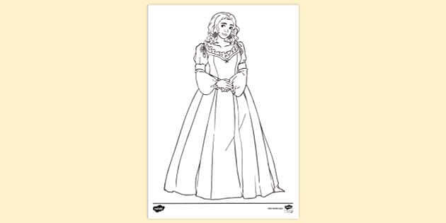 Bianca Colouring | Colouring Sheets (Teacher-Made) - Twinkl
