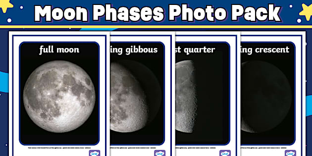 Moon Phases Photo Pack