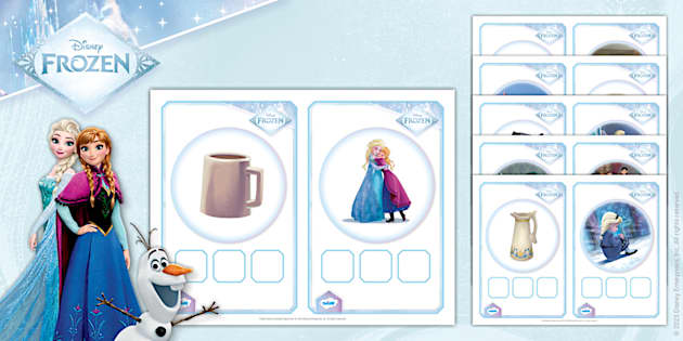 Frozen: CVC Word Frames (Teacher-Made) - Twinkl