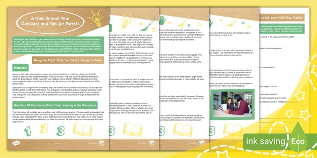 New School Year Guide - Tips for Starting a New School Year