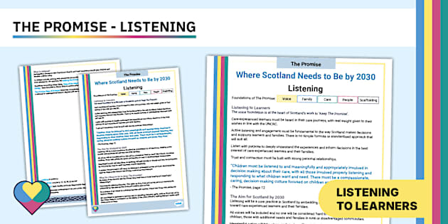 Keeping The Promise in Scotland | A Guide for Schools