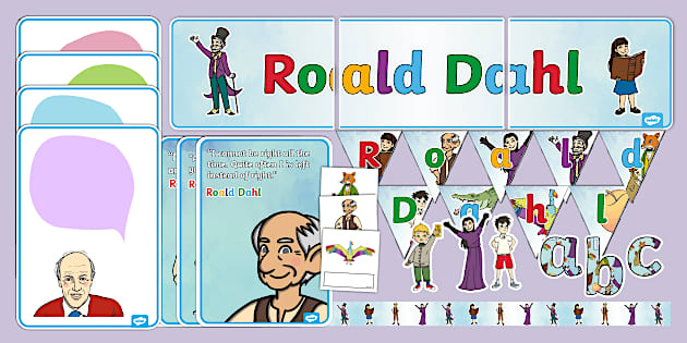 Reading Corner Roald Dahl Themed Display Pack (teacher made)