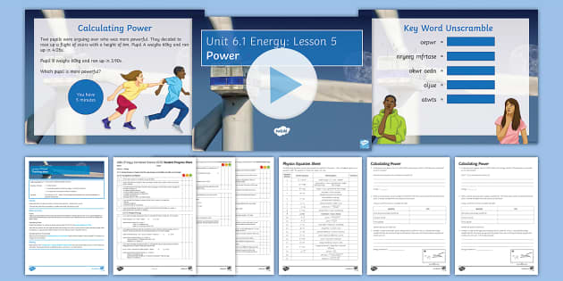 AQA Energy Lesson 5: Power | Science | Beyond Secondary