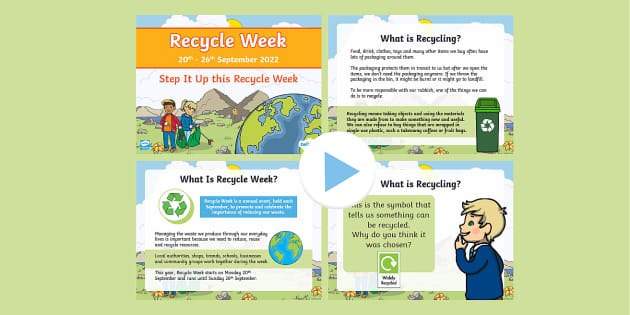 Recycling Week PowerPoint | Australian Primary Resource