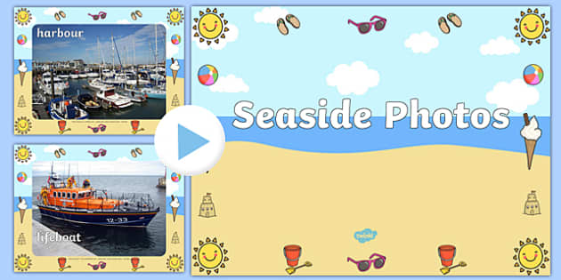 Children's Seaside Display Images - PowerPoint - Twinkl