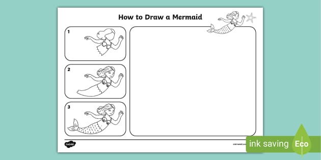 How to Draw a Mermaid