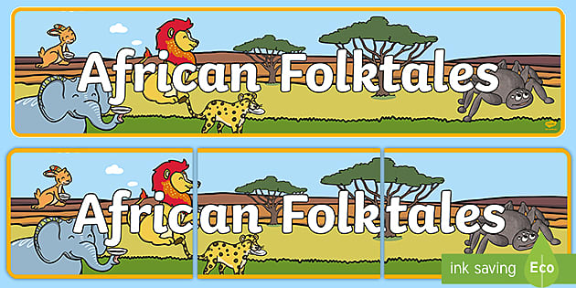 African Folktales Display Banner - Africa Display Banner