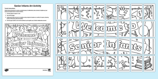 Welcome to Senior Infants Collaborative Back to School Display