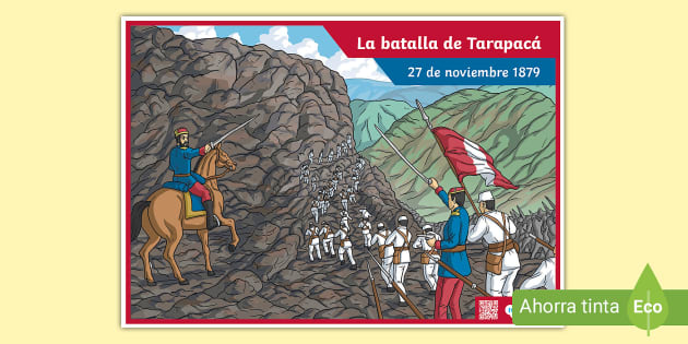 Afiche: La batalla de Tarapacá