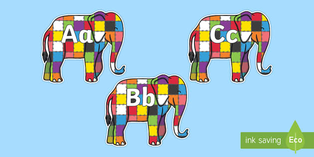 Cursive A-Z Alphabet on Elmer to Support Teaching on Elmer