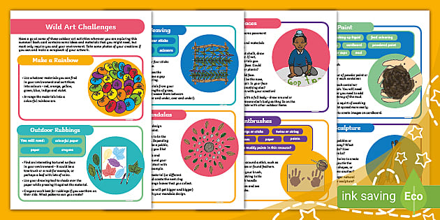 How to Have Fun with Art Outdoors - Twinkl