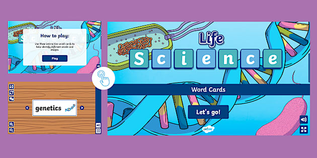 Tier 3 Life Science Vocabulary Interactive Word Cards