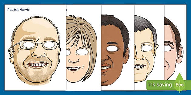 Scottish Parliament Elections Party Leader Role Play Masks