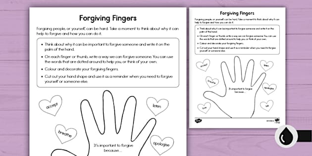 * NEW * Forgiveness Activity (professor feito) - Twinkl * NEW * Forgiveness Activity (professor feito) - Twinkl