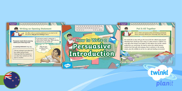P2 Write to Persuade Lesson 4: Persuasive Email Introduction