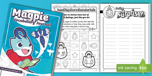 KS1 Read, Write, Succeed: Vocabulary Magpie Journal - Twinkl
