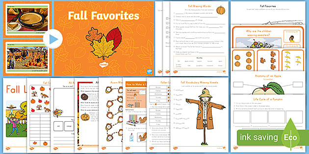 Fall Activities for Elementary
