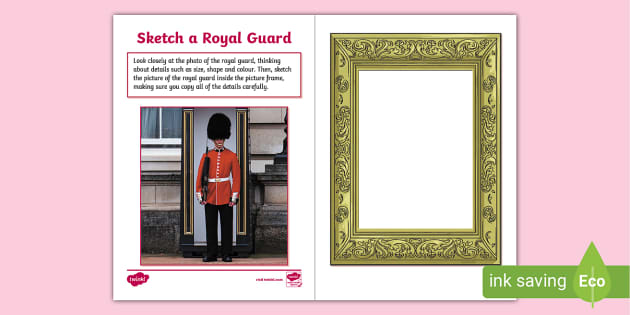 * NEW * Royal Guard Art Activity (teacher made)