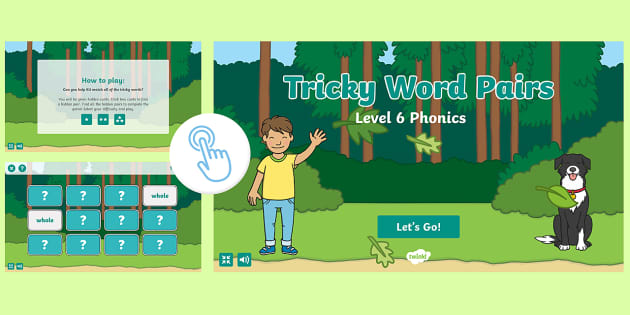 Level 6 Phonics Tricky Words Game | Twinkl Go! - Twinkl