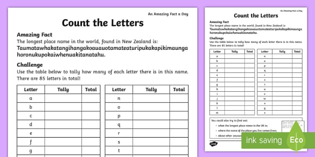 Count The Letters Worksheet Worksheet teacher Made Count The Letters Worksheet Worksheet teacher Made