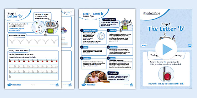 Twinkl Handwriting Scheme: Step 1 Letter 'b' Pack