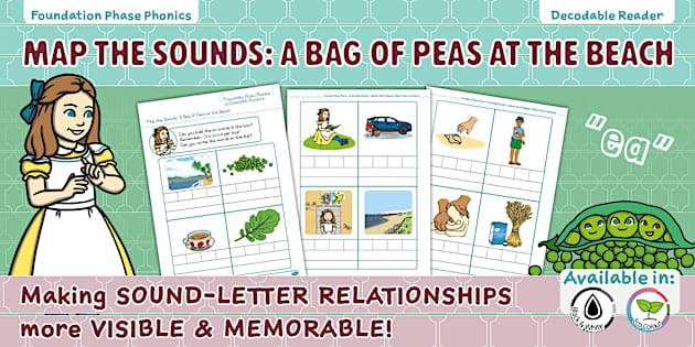 FP Phonics - ea Decodable Readers - Map the Sounds (CAPS)