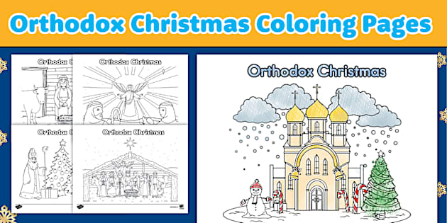orthodox coloring pages