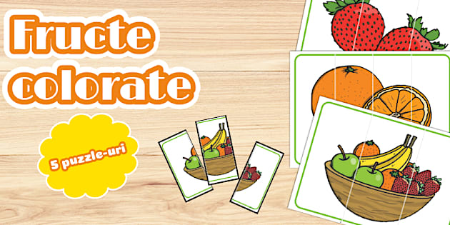 Fructe colorate – Puzzle