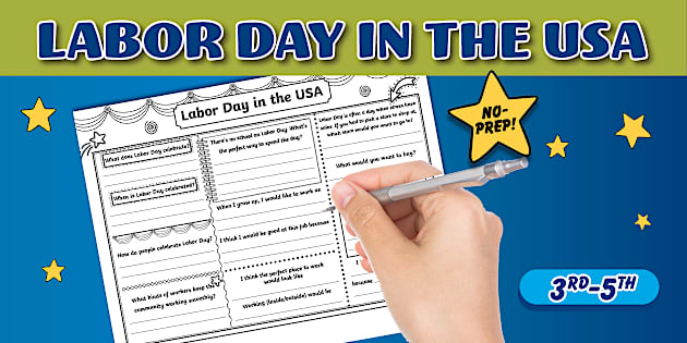 FREE Labor Day in the USA Poster for 3rd-5th Grade - Twinkl
