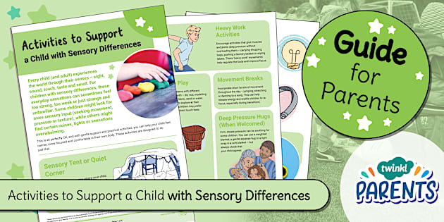 SEND: Activities to Support a Child with Sensory Differences