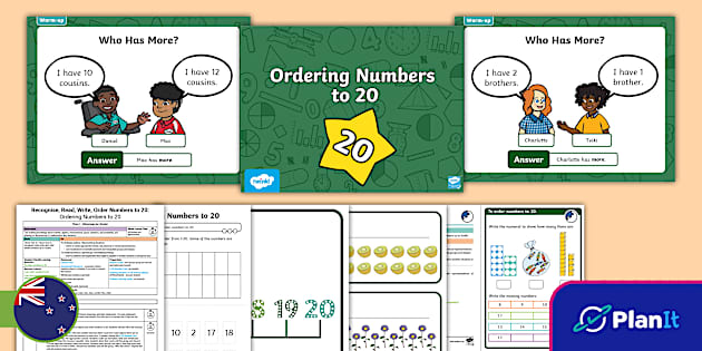 Phase 1 Ordering Numbers to 20 (teacher made) - Twinkl