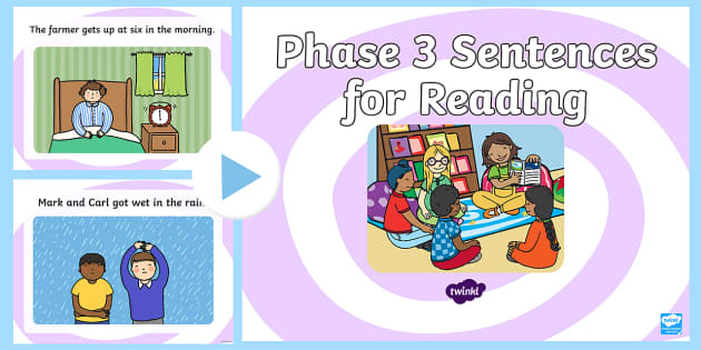 Phase 3 Sentences for Reading PowerPoint - Twinkl