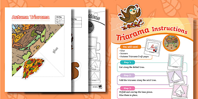 Autumn Triarama (teacher made) - Twinkl