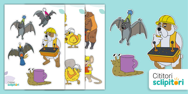 Micul șoricel, constructor măricel – Marionete