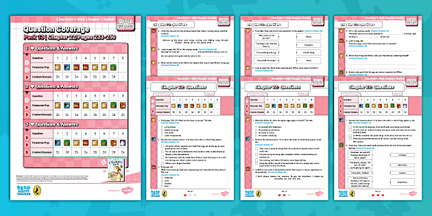 Charlotte's Web Chapter Chatter Comprehension Pack 13: Chapter 22 [LKS2]