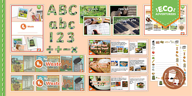 Year 3 Waste: Display Pack (l'enseignant a fait) - Twinkl