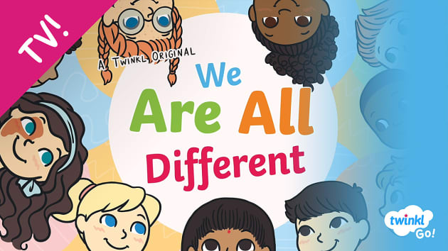 We Are All Different Animation | Twinkl Go! (Lehrer gemacht)