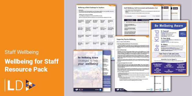 Staff Wellbeing in School Resource Pack (teacher made)