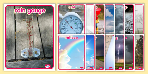 Spring Weather Photo Posters (Teacher-Made) - Twinkl