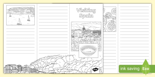 Spain Travel Leaflet,Spain,Spain leaflet,Spain fact file