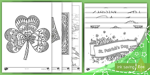 St. Patrick's Day Colouring Pages | Parents Home Teaching