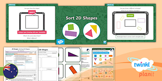 Phase 1 Space: 2D Shapes (Sorting 2D Shapes) Lesson 3 Phase 1 Space: 2D Shapes (Sorting 2D Shapes) Lesson 3