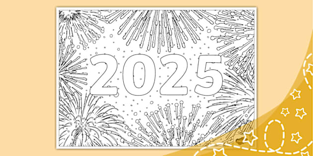2025 Mindfulness Colouring Sheet (teacher made) - Twinkl