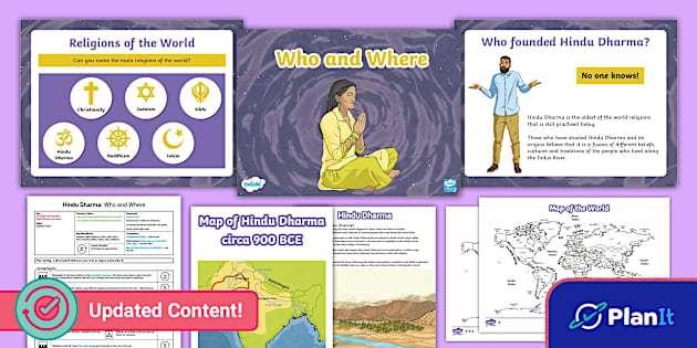 RE: Hindu Dharma: Who and Where Year 3 Lesson Pack 1