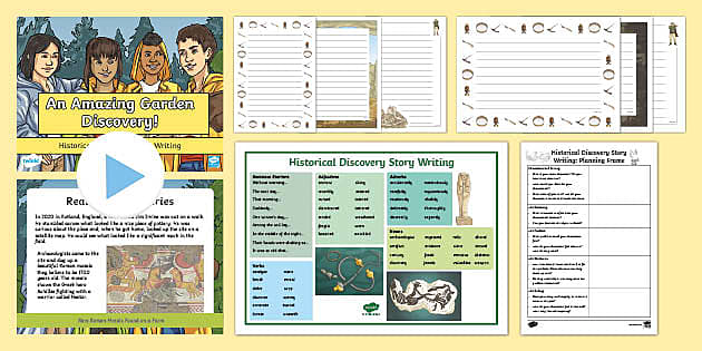 KS2 Historical Discovery Story Writing Resource Pack