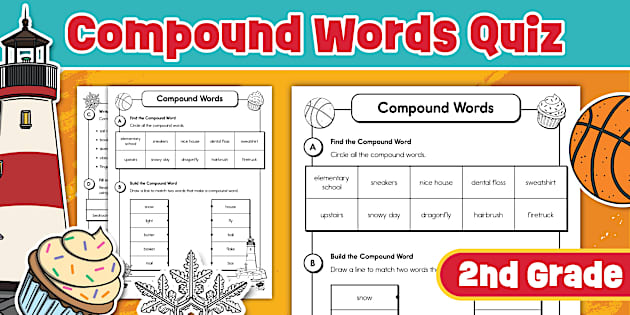 Second Grade Compound Words Quiz