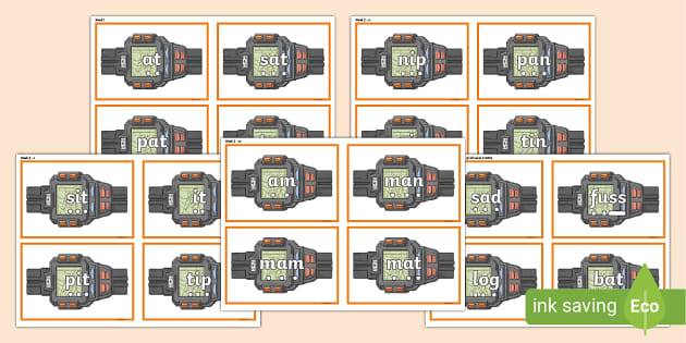 Twinkl Phonics Level 2 Codebreakers Decodable Word Cards