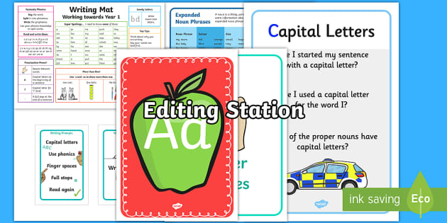 KS1 Editing Station Display Pack (teacher made) - Twinkl